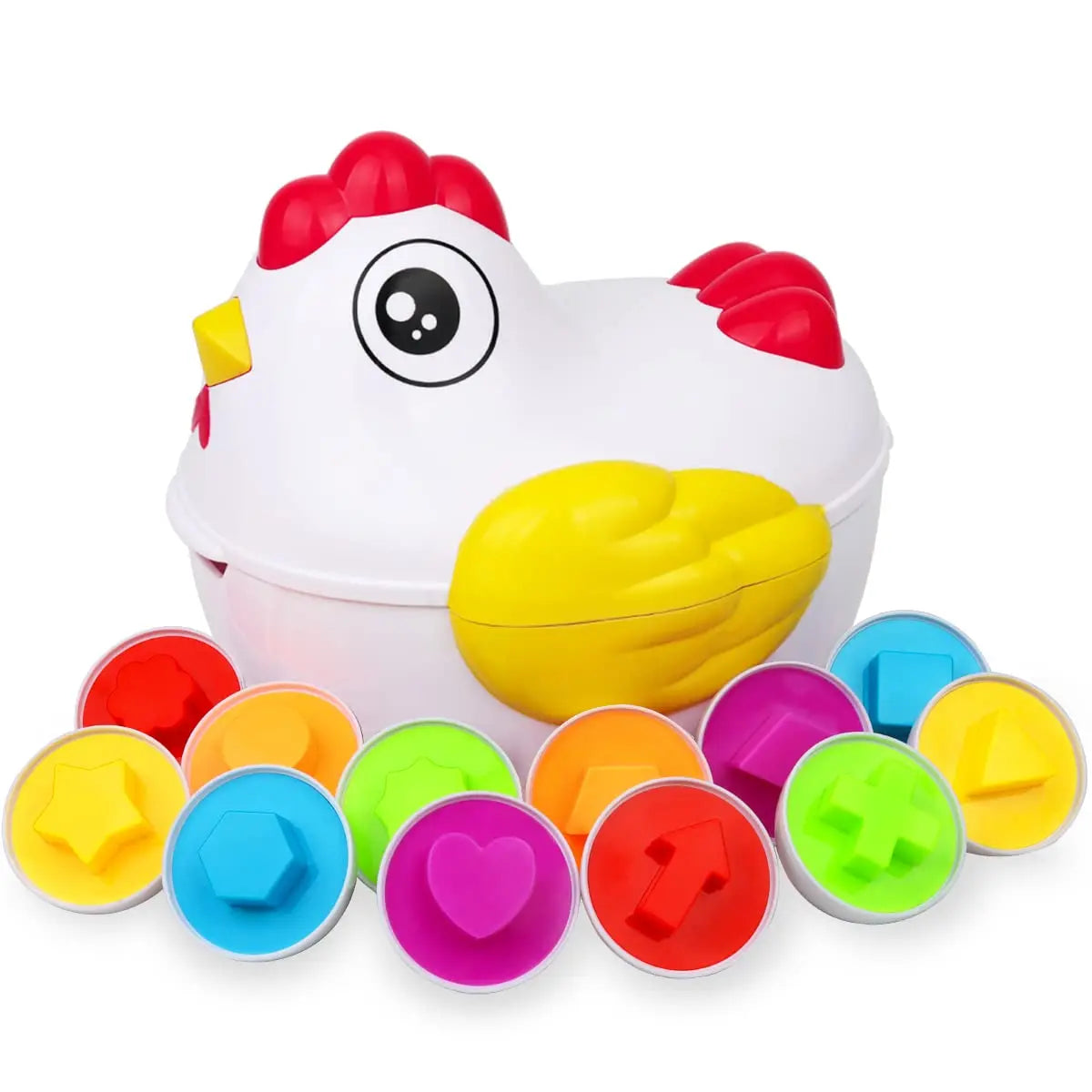 12 Montessori Chicken Matching Eggs – Kiddocastle.com