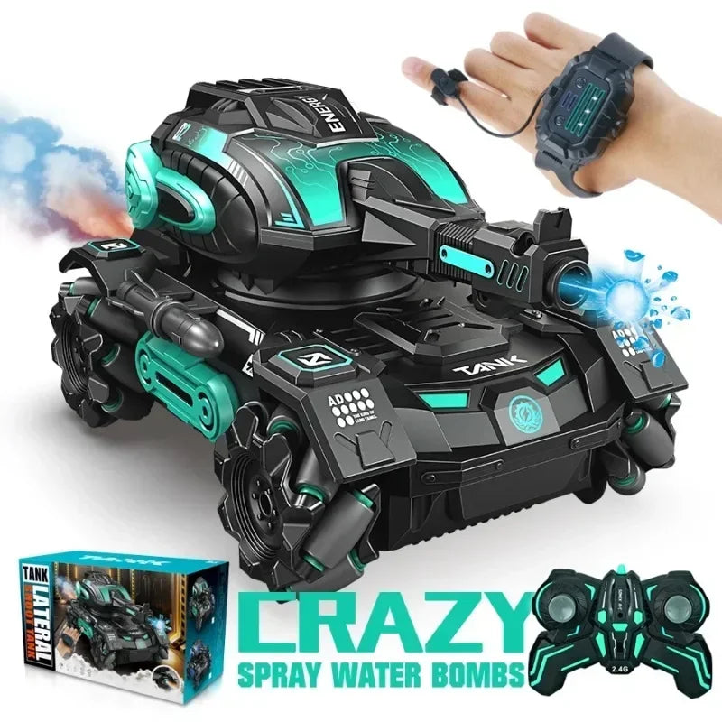 RC Spray Stunt Car – 2.4G Four-Wheel Remote Control Car with Water Spr ...