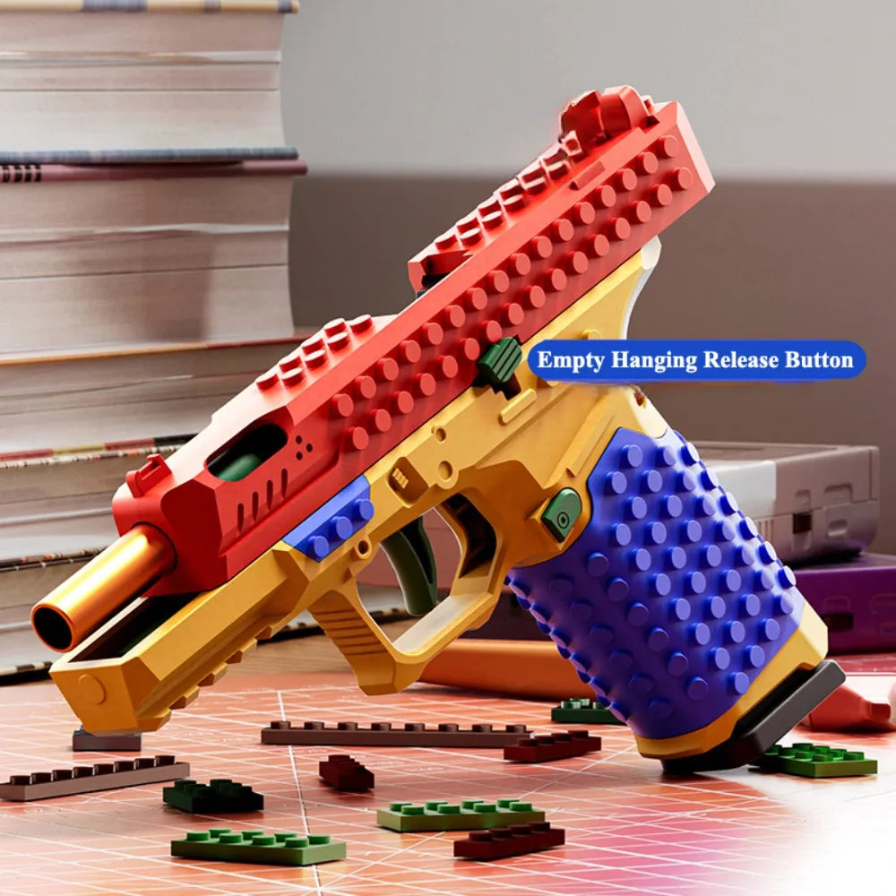 BrickBlaze™ Building Block Blaster – Foam Projectile Construction Gun ...