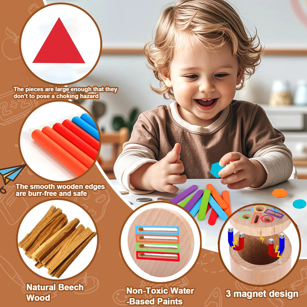 Wooden Color Sorting Toy – Kiddocastle.com