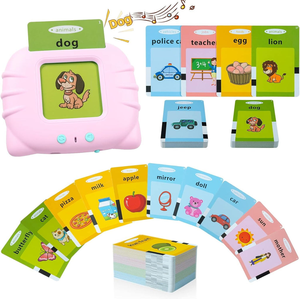 Kids Talking Flash Cards – Sight Words Learning Toy – Kiddocastle.com